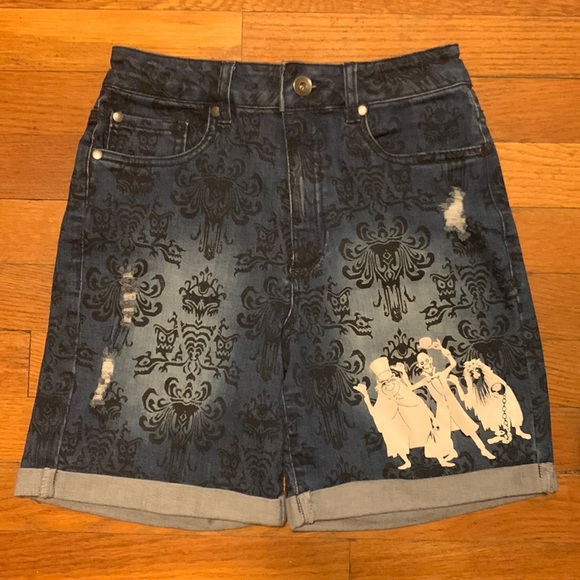 Disney | Shorts | Disneys Haunted Mansion Womens High Waisted Shorts ...